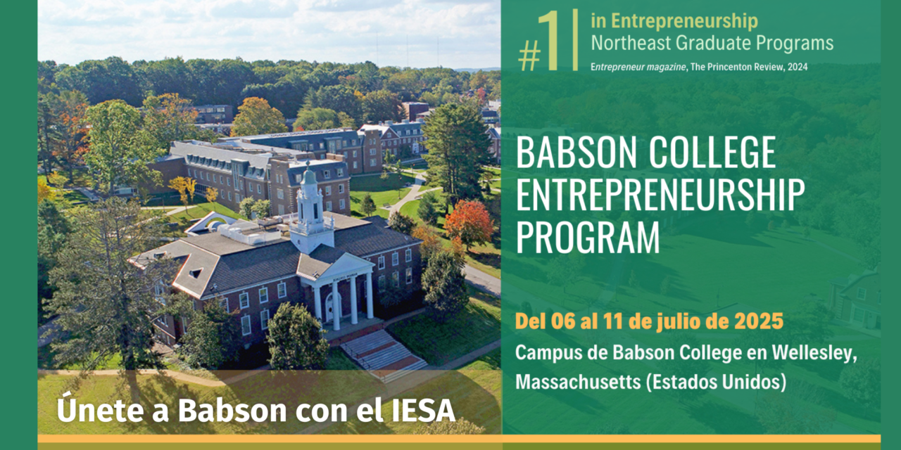 Únete a Babson College con el IESA | IESA ALUMNI